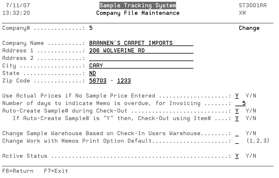 Sample Tracker - Working with the Company File (STS 1)