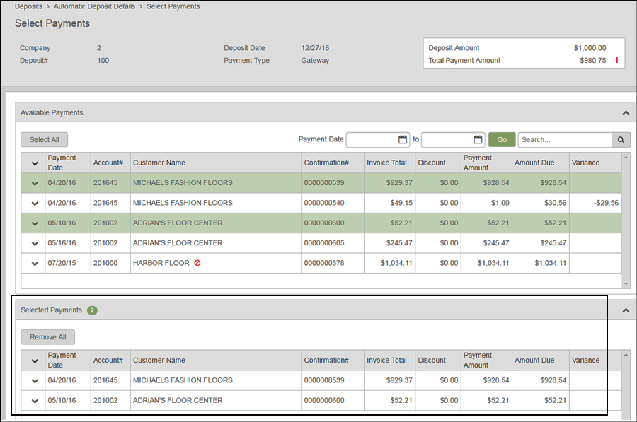 Cash Application - AR enhancements for D24 Payments (Spec 4579)