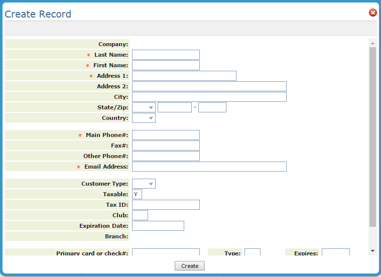 Retail Customer File